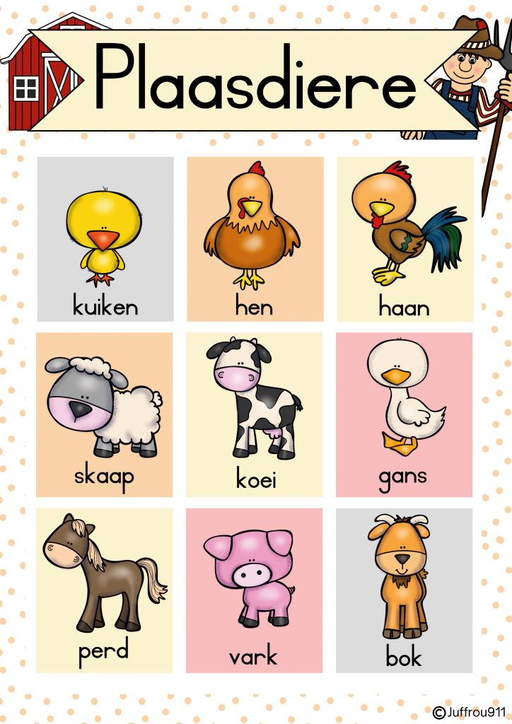 Plaasdiere pakket 🐷🐴 - Juffrou 911