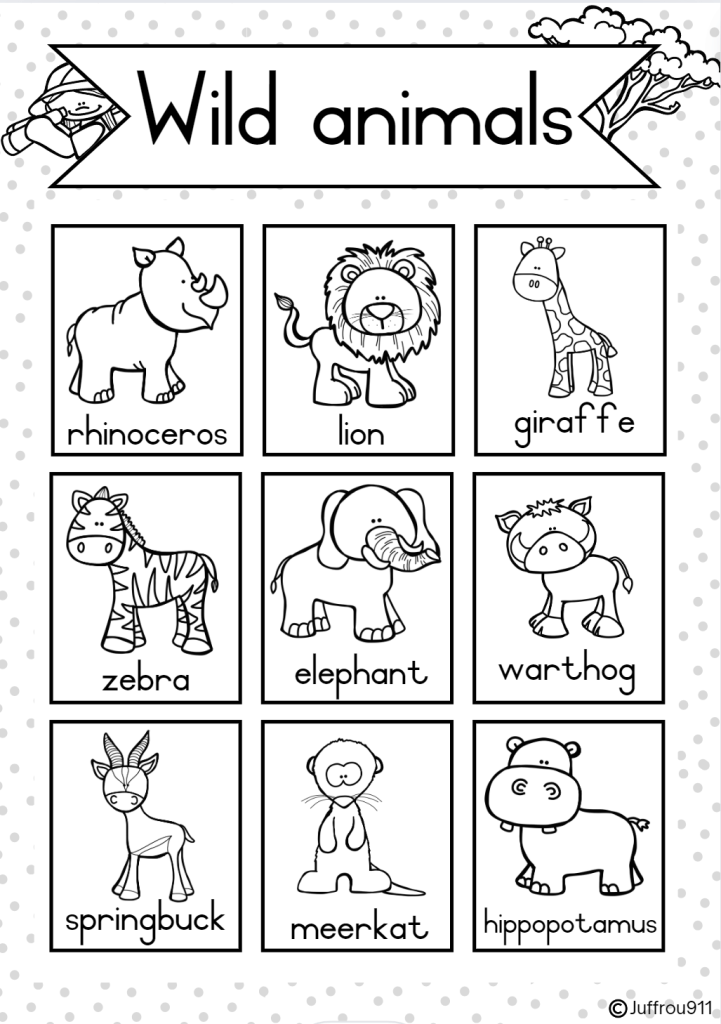 Wild animals package 🦒🦁 - Juffrou 911