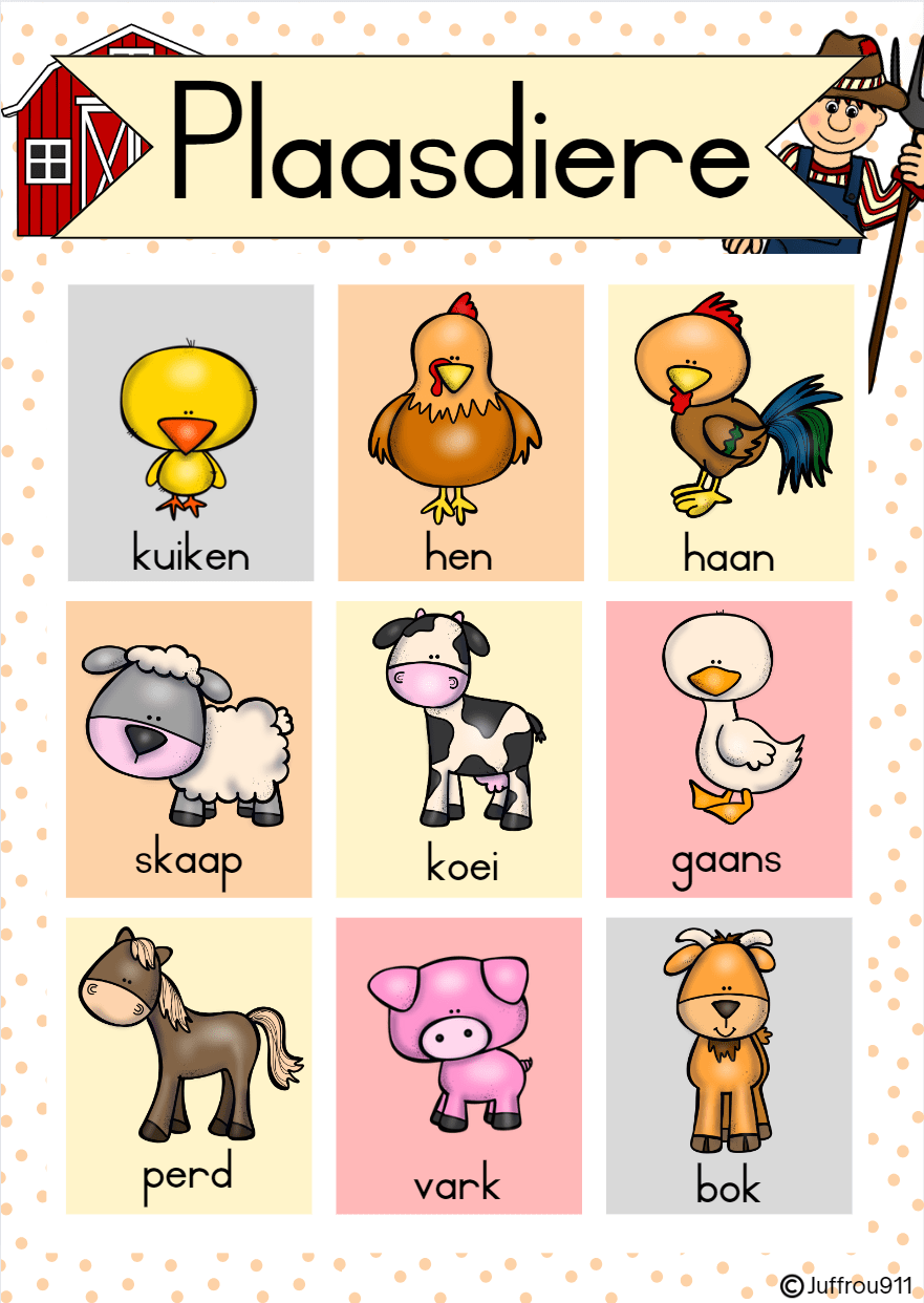 Plaasdiere pakket 🐷🐴 - Juffrou 911