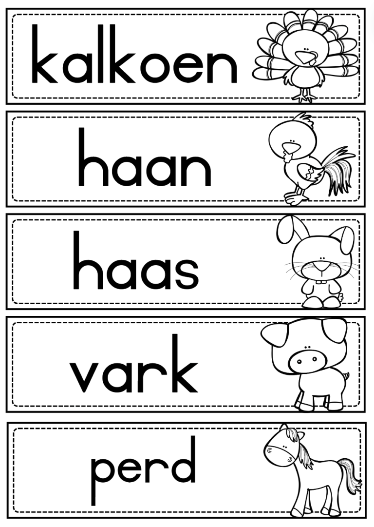 Plaasdiere pakket 🐷🐴 - Juffrou 911