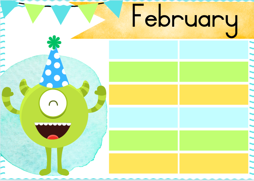 Monster Classroom Theme - Large bundle - Juffrou 911