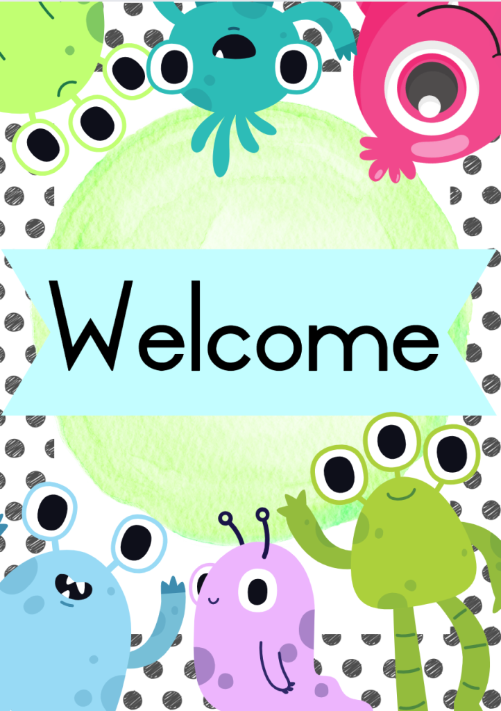 Monster Classroom Theme - Large bundle - Juffrou 911