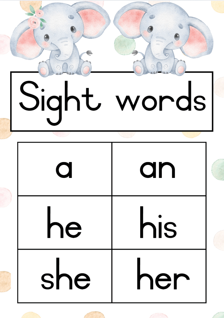 Elephant classroom theme - Watercolour - Juffrou 911